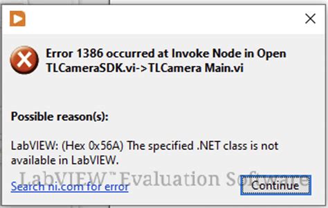 Thorlabs Camera Vi R Labview