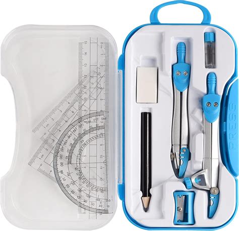 Noanta 10 Pieces Math Geometry Kit Set Student Supplies With