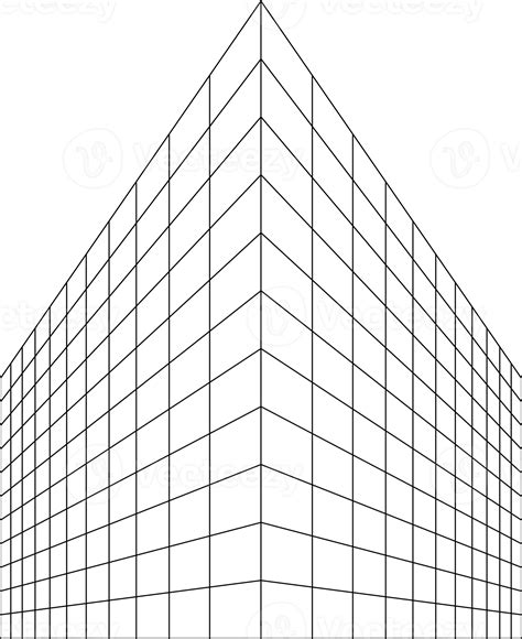 Abstract 3d Thin Line Wireframe For Futuristic Design Element 11028549 Png
