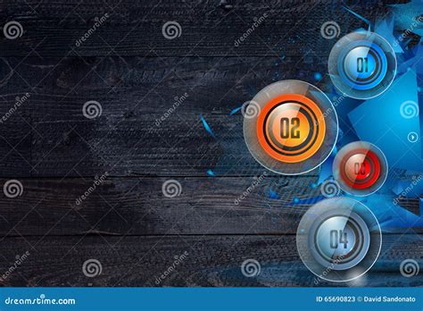 Clean Infographic Layout Template For Data And Information Analysis