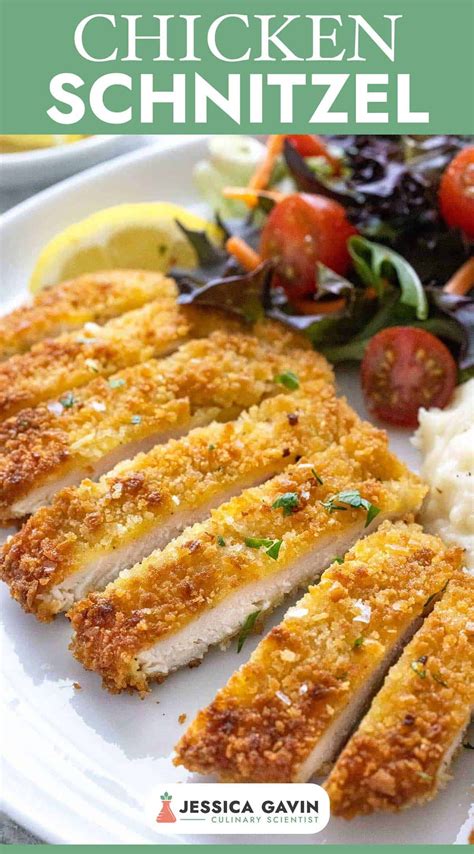 Chicken Schnitzel Recipe Chicken Schnitzel With Sides Chicken