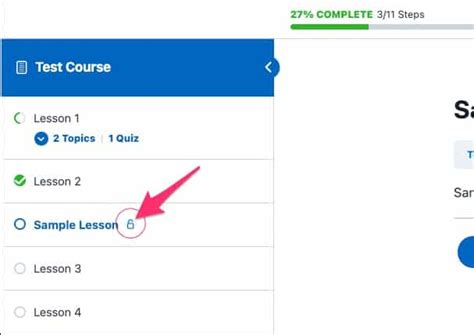How To Customize The LearnDash Sample Lesson Label