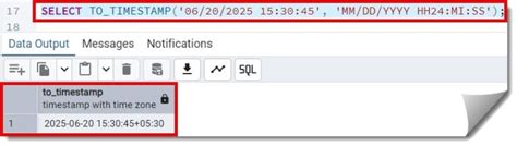 postgresql date string to timestamp