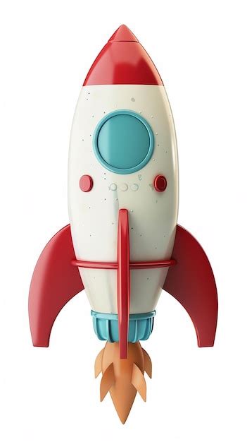 Premium Photo Cute Rocket Icon Urban Eco Vehicle