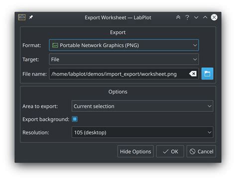 Importexport Labplot