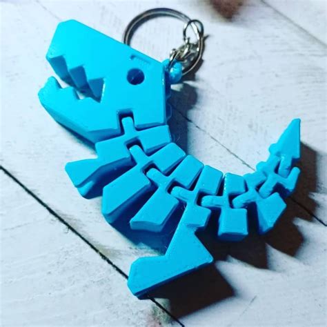 Dino Keychain Etsy