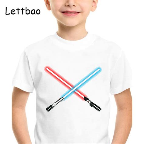 Детские Забавные футболки с модным принтом крутые летние футболки «Звездные войны для мальчиков