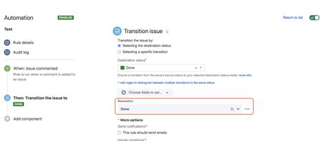 An Automation Rule Fails With The Error The Selected Resolution Cannot Be Chosen During This
