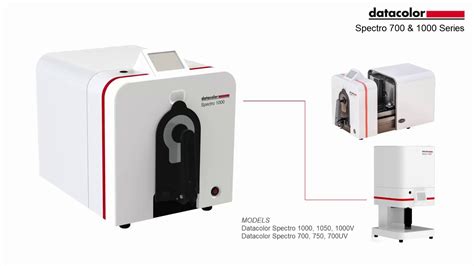 Datacolor Spectro 1000 700 Series With Sample Temperature Measurement Youtube