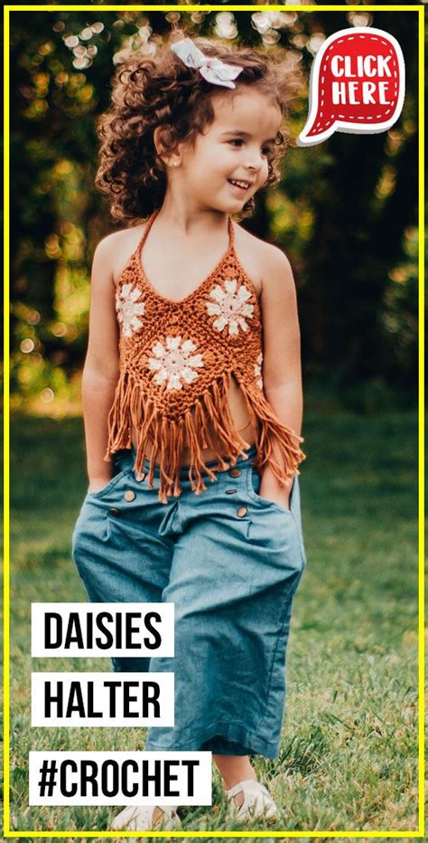 Girls Boho Halter Top Crochet Pattern Artofit