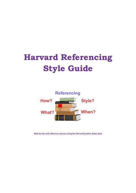 Harvard Referencing Style Guide V2 Pdf Harvard Referencing Harvard Referencing Guide Words