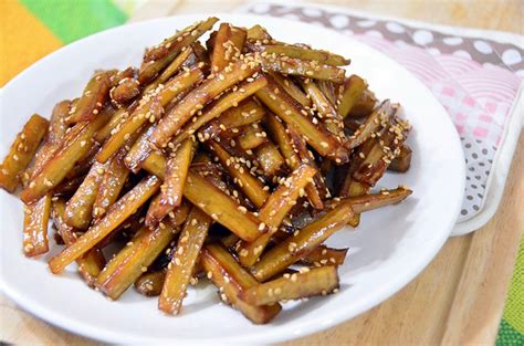 아삭한 우엉조림 만드는 법