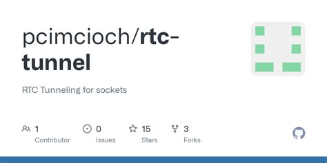 Github Pcimcioch Rtc Tunnel Rtc Tunneling For Sockets