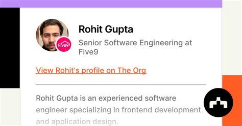 Rohit Gupta Senior Software Engineering At Five9 The Org