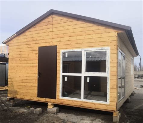 Модульный садовый домик р р 7x4 8 с террасой р р 2 8x2 Деревенская благодать купить в Рязани