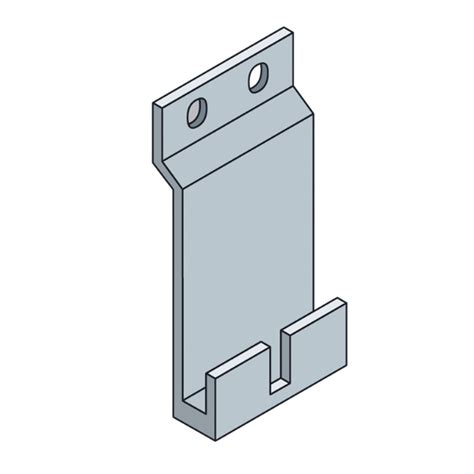 Composite Hd Cladding Starter Clip Listers Timber