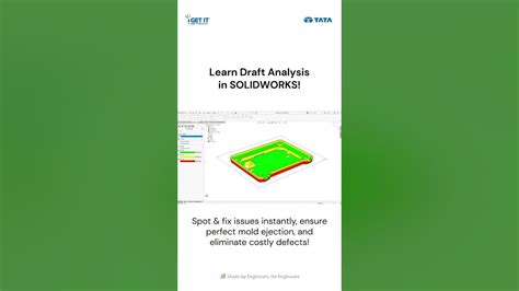 Draft Analysis In Solidworks Identify Draft Issues And Fix Them