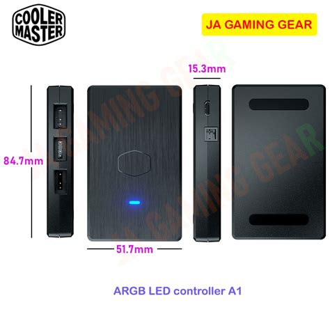 ชดคม ARGB COOLER MASTER ARGB AND PWM HUB กลองคมไฟ และคมพดลม ARGB LED A CONTROLLER