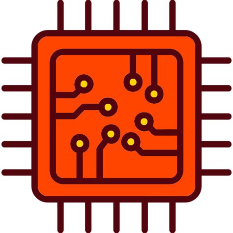 Cpu Generic Outline Color Icon