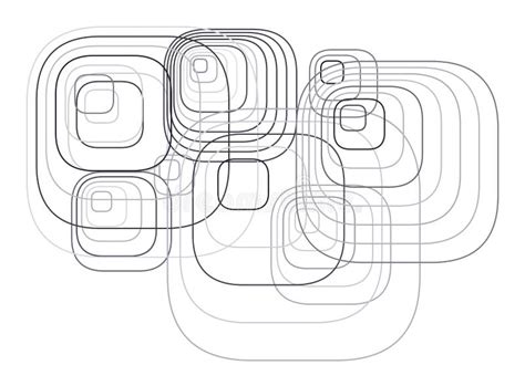 Abstract Geometric Background With Shape Of Rounded Rectangle Pattern Details Design Surface