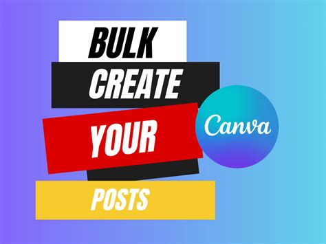 Bulk Created Images In Canva Upwork