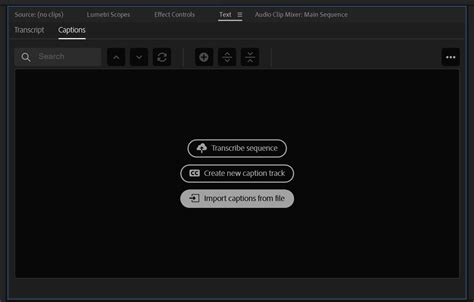 How To Create Speech To Text And Manual Captions In Premiere Pro