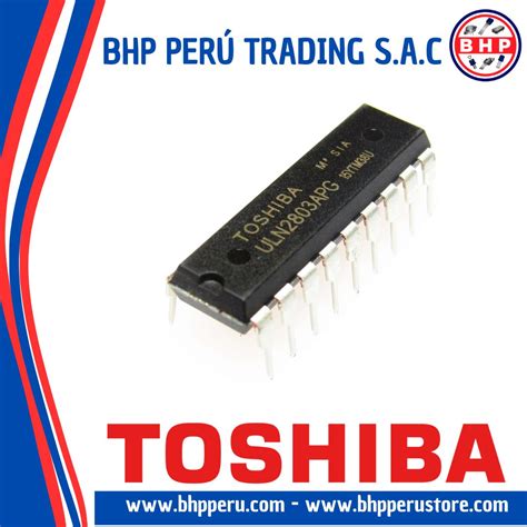 Uln2803apg Toshiba Circuito Integrado I C Darlington Transistor Array Dip 18 Bhp Perú Web