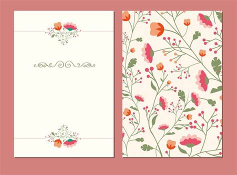 무료 무늬 장식 꽃다발 배경 이미지 무늬 초대장 배경 소재 사진 배경 Png 및 벡터 초대장 카드 도안 폴라로이드 꾸미기