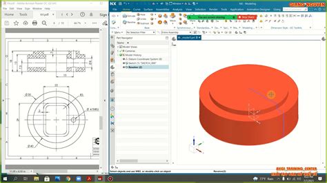 lesson 5 nx for design revolve command youtube