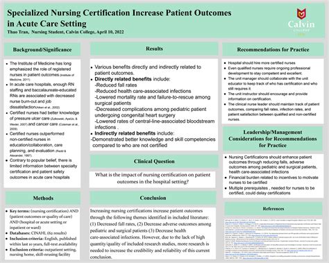Examples Ebp Posters Nursing At Joel Kates Blog