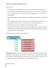 Chapter Data Link And Physical Layer Pdf Chapter Data Link Layer And Physical Layer Data