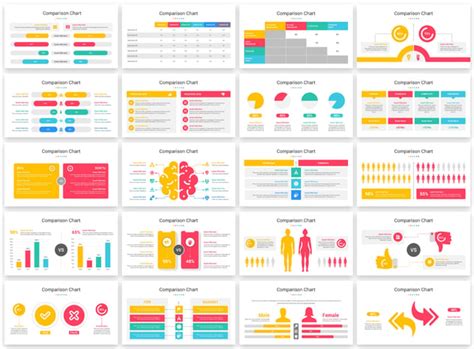 Pro Comparison Diagram Keynote Template Incl Analysis And Company Envato