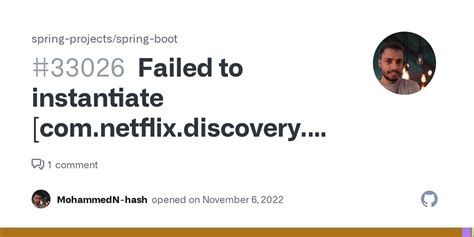 failed to instantiate [flix discovery eurekaclient] factory
