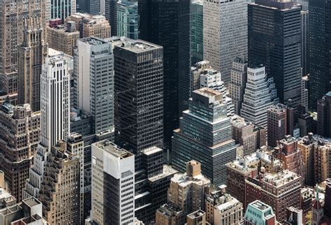 Premium Photo New York Cityscape Birds Eye View