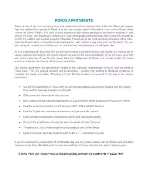 Ppt Powai Apartments Powerpoint Presentation Free Download Id 12202903