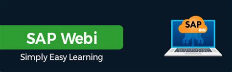 sap webi tutorial