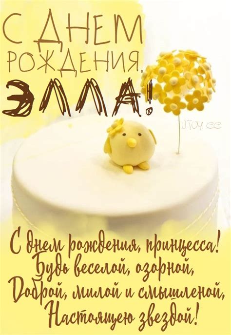 Детские картинки С днем рождения Элла 35 фото