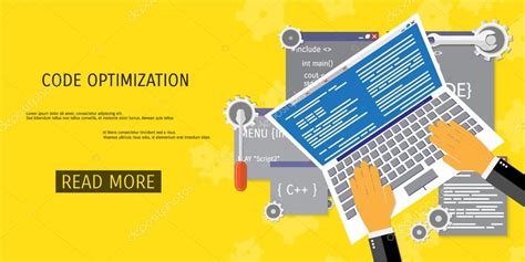 Vector Flat Concept Of Programming And Coding Stock Illustration By Megastorm