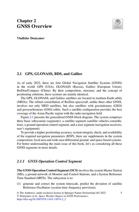Pdf Gnss Overview