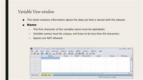 An Introduction To Spss Pptx Programming Languages Computing
