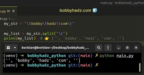 Remove The Tabs From A String Or Split By Tab In Python Bobbyhadz