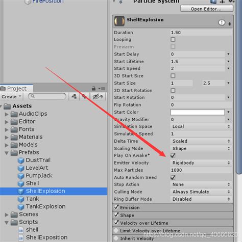 Unity坦克发射炮弹，并显示特效unity 炮口特效 Csdn博客