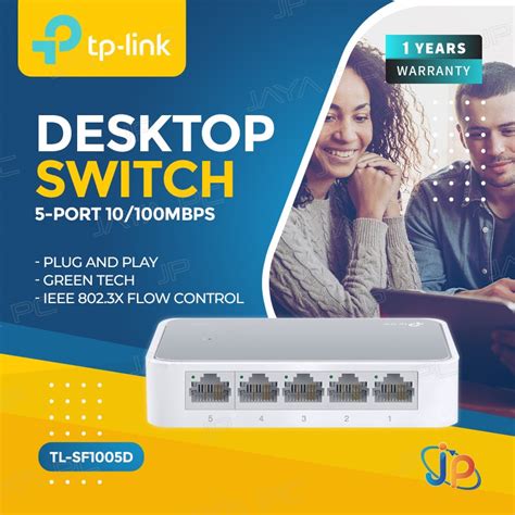 Jual TP LINK TL SF1005D 5 Port 10 100Mbps Desktop Ethernet Switch Hub Shopee Indonesia