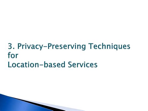Ppt Privacy Preserving In Location Based Services Powerpoint