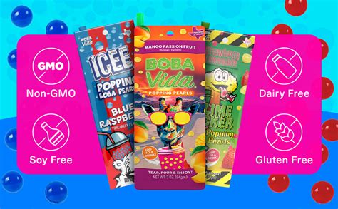 Bobavida Cotton Candy Boba Pearls Popping Boba For Drinks