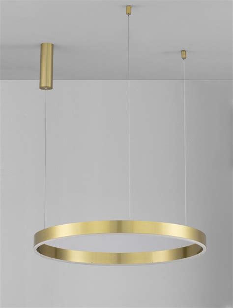 Nova Luce 9530207 Motif Led Pendelleuchte 80cm Cct 2700 6000k Messing