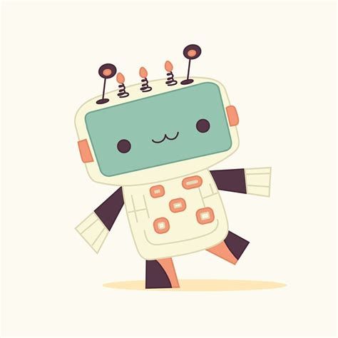 Download Robot Character Cartoon Royalty Free Stock Illustration