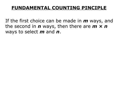 5 1 Fundamental Counting Principle Ppt
