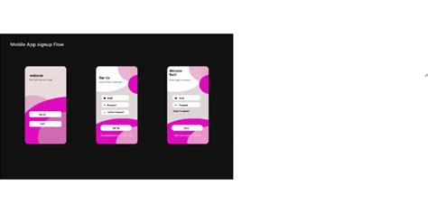 Mobile App User Flow Figma