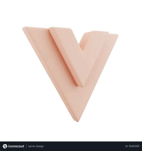 free vuejs 3d logo free download logos 3d logos iconscout
